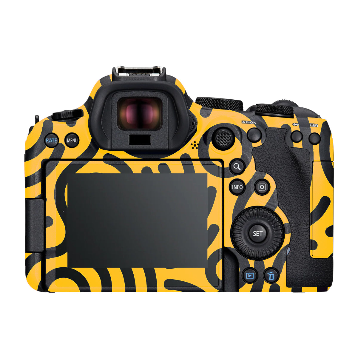 Minimal Yellow Wave Canon R6 Mark III Camera Skin
