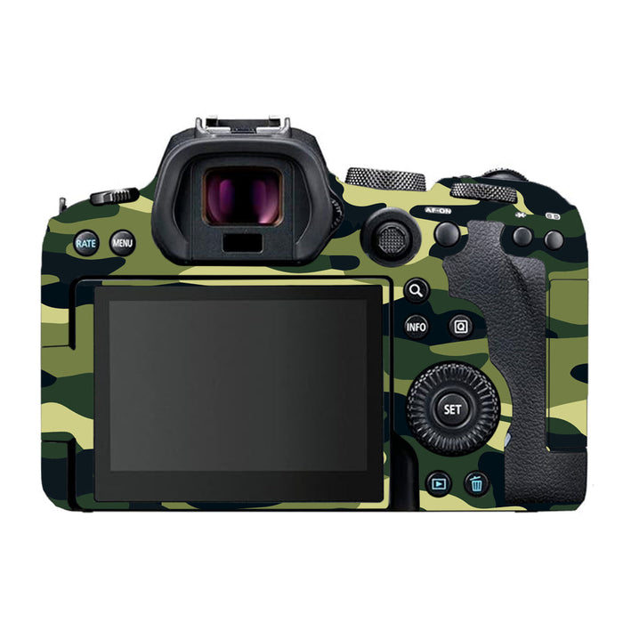Forest Green Camo Canon EOS R6 Mark I Camera Skins
