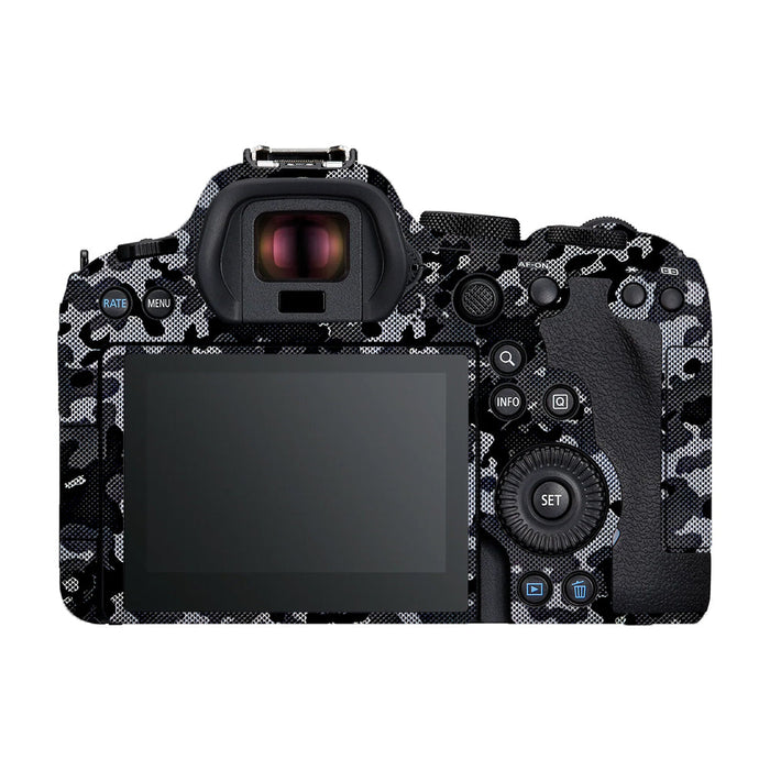 Stealth Grey Camo Canon EOS R6 Mark II Camera Skins
