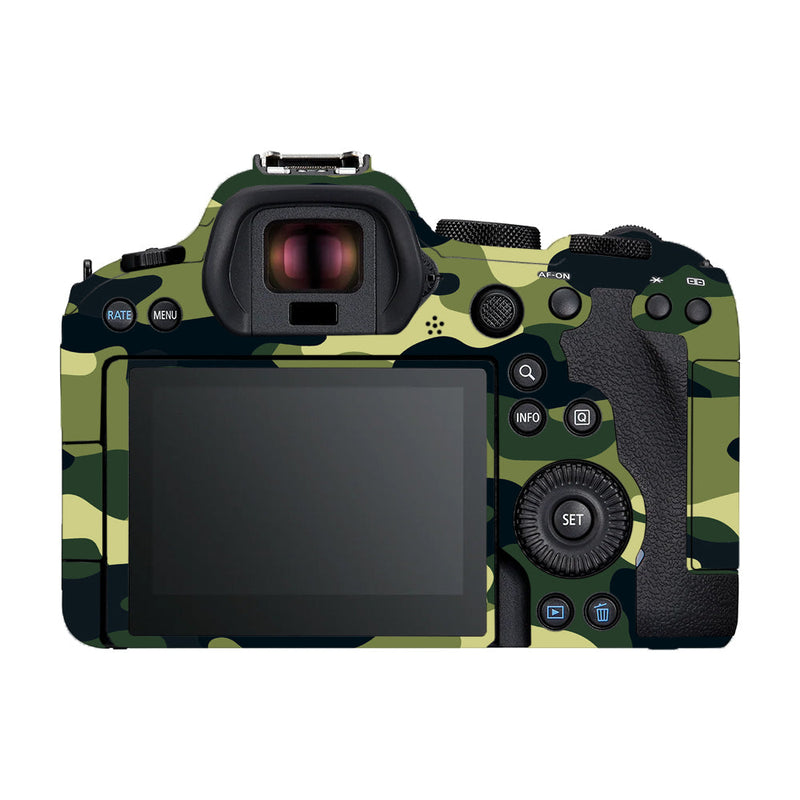 Forest Green Camo Canon EOS R6 Mark II Camera Skins