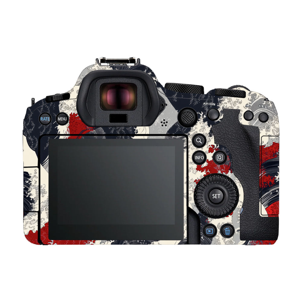 Abstract Waves Canon EOS R6 Mark II Camera Skin