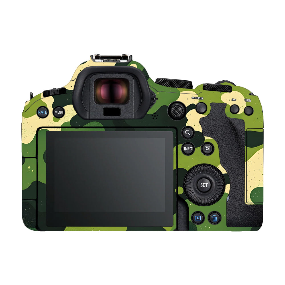 Camouflage Pattern Canon EOS R6 Mark II Camera Skins