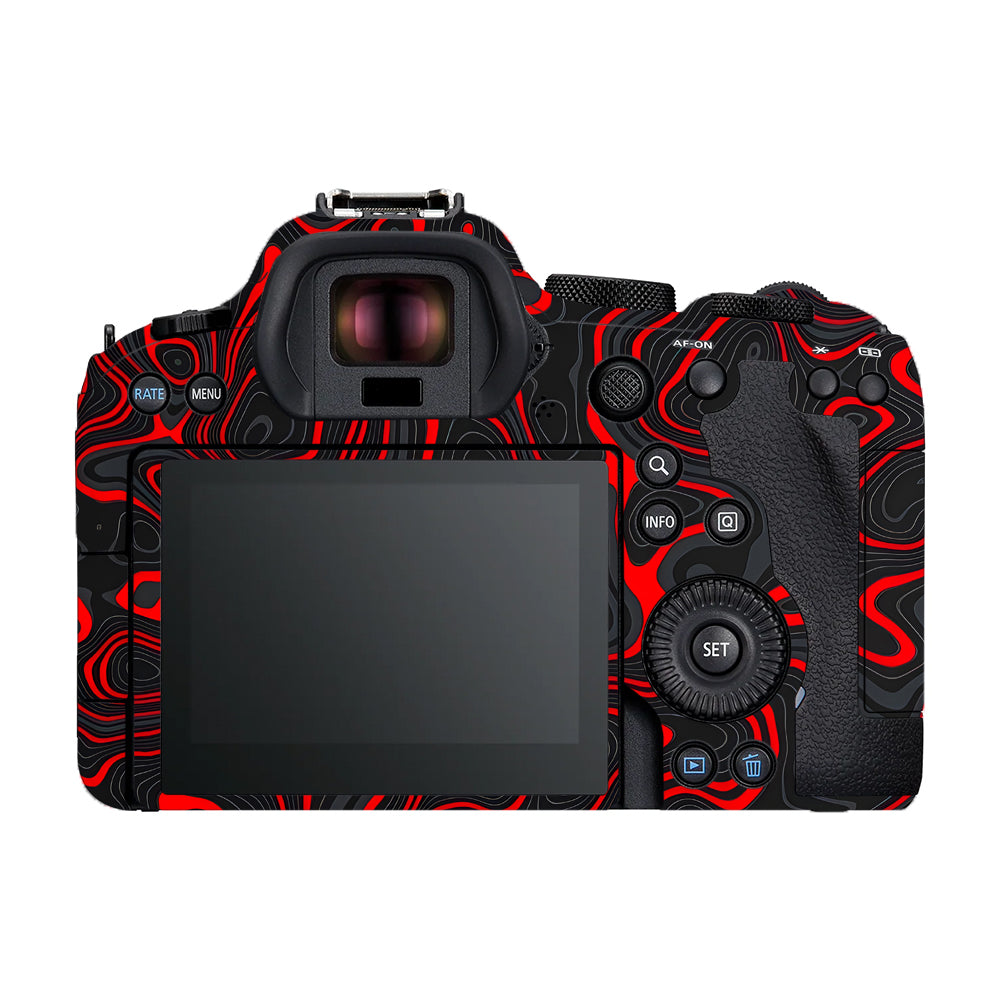 Crimson Waves Canon EOS R6 Mark II Camera Skins