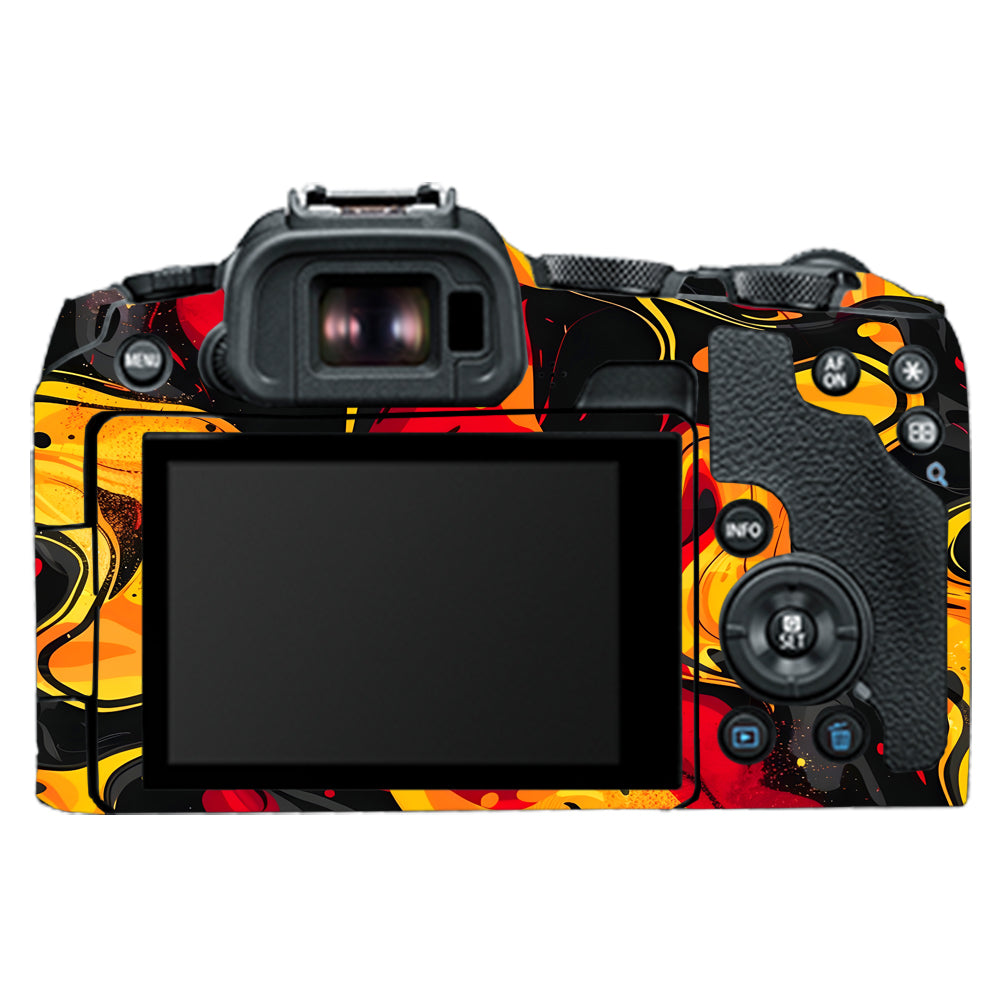 Lava Burst Canon EOS R8 Camera Skins