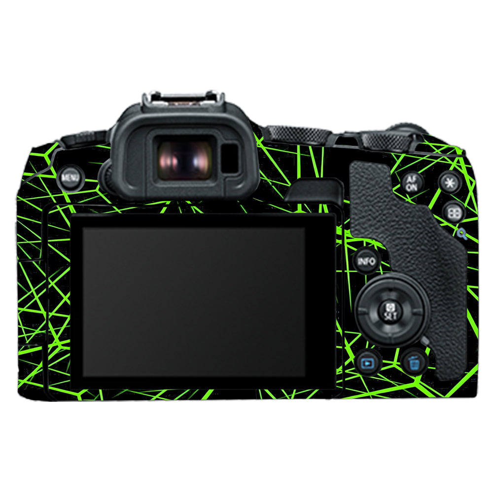 Neon Grid Canon EOS R8 Camera Skins