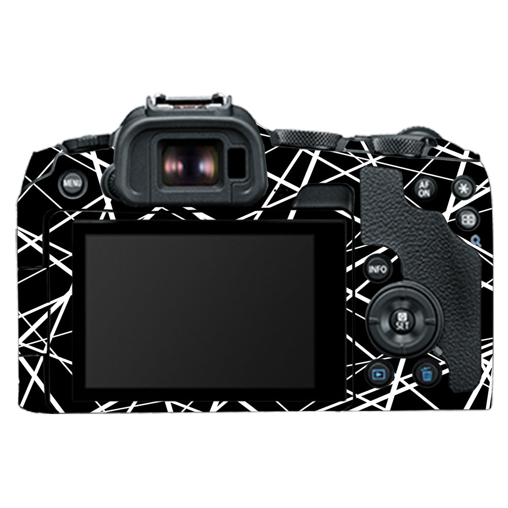 Mono Grid Canon EOS R8 Camera Skins