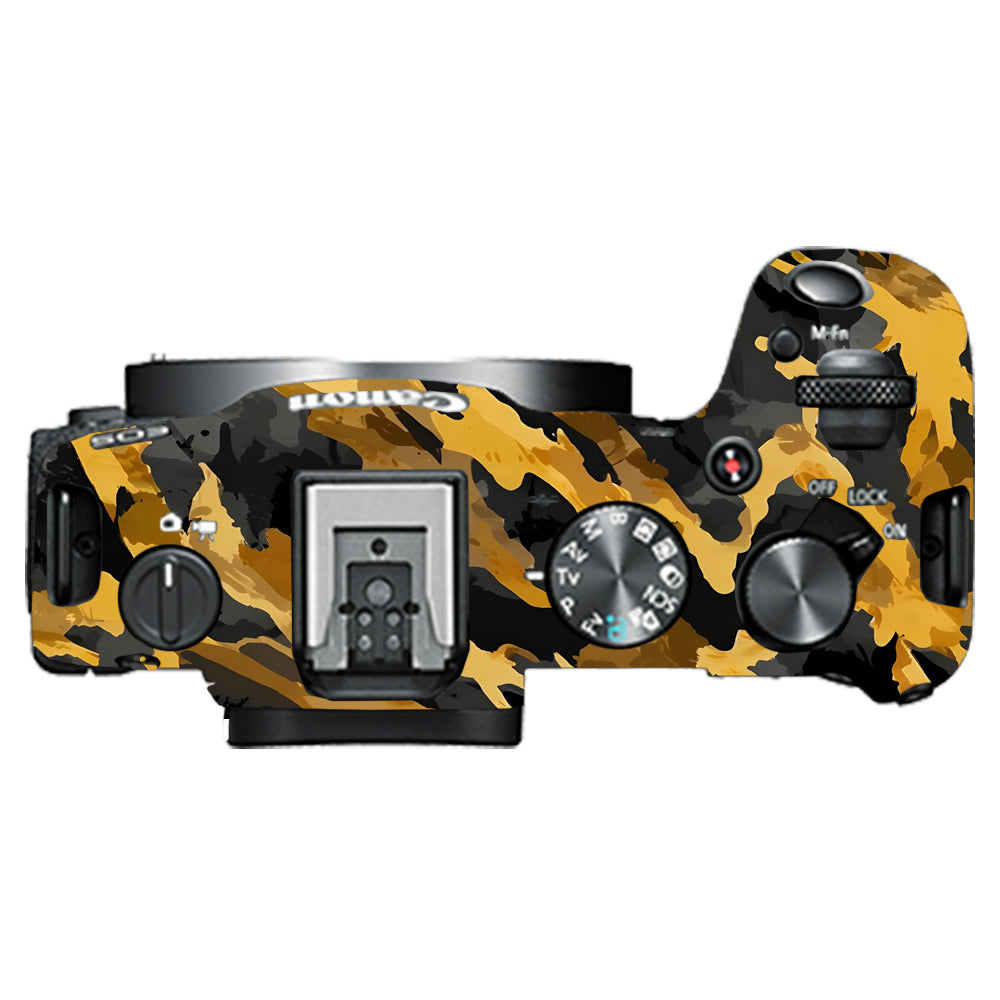 Camo Tiger Blend Canon EOS R8 Camera Skins
