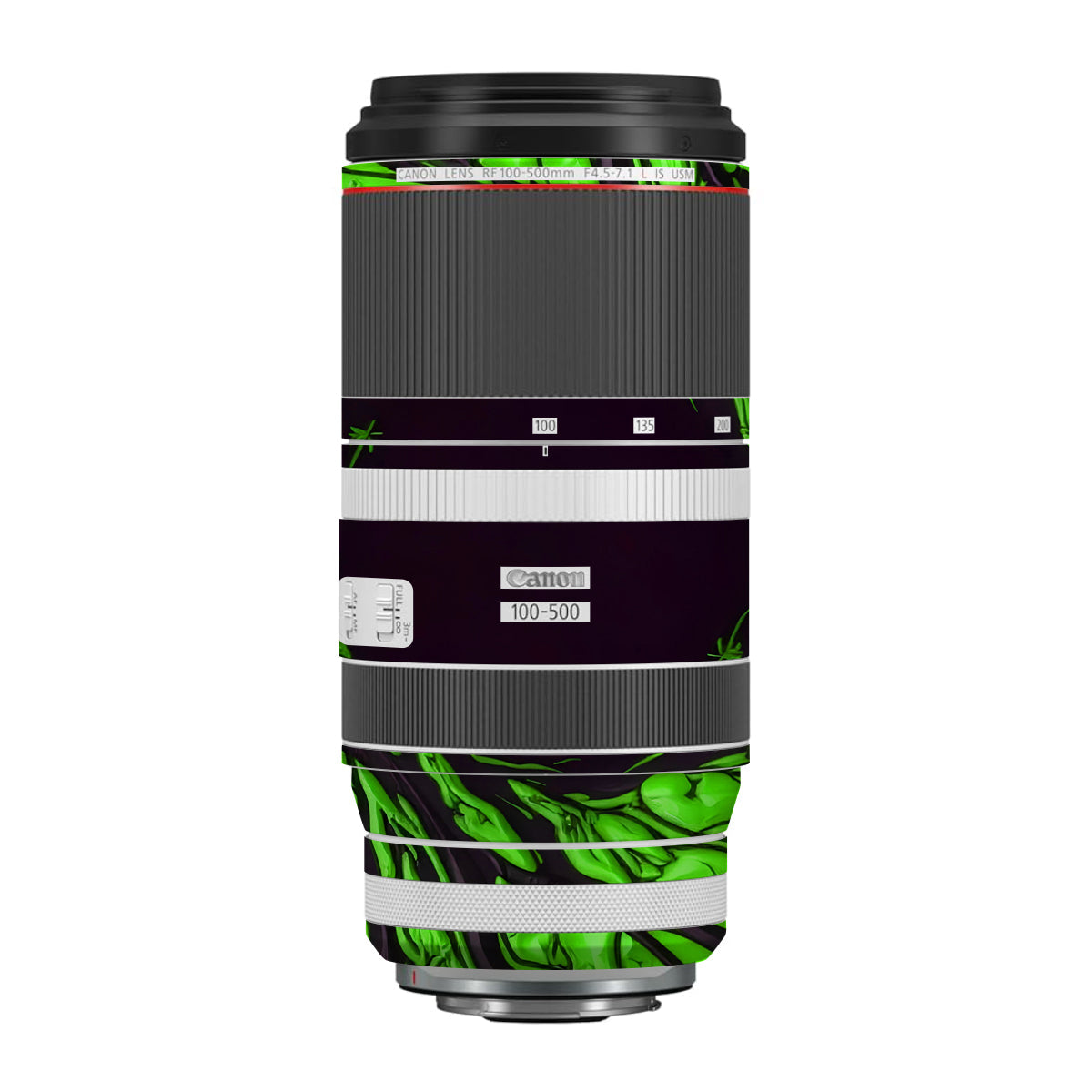 Venom Green Canon RF 100-500mm F4.5-7.1 L IS USM Camera Lens Skin