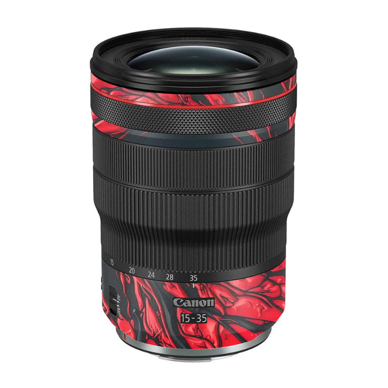 Venom Red Canon RF 15-35mm F/2.8L USM Camera Lens Skin