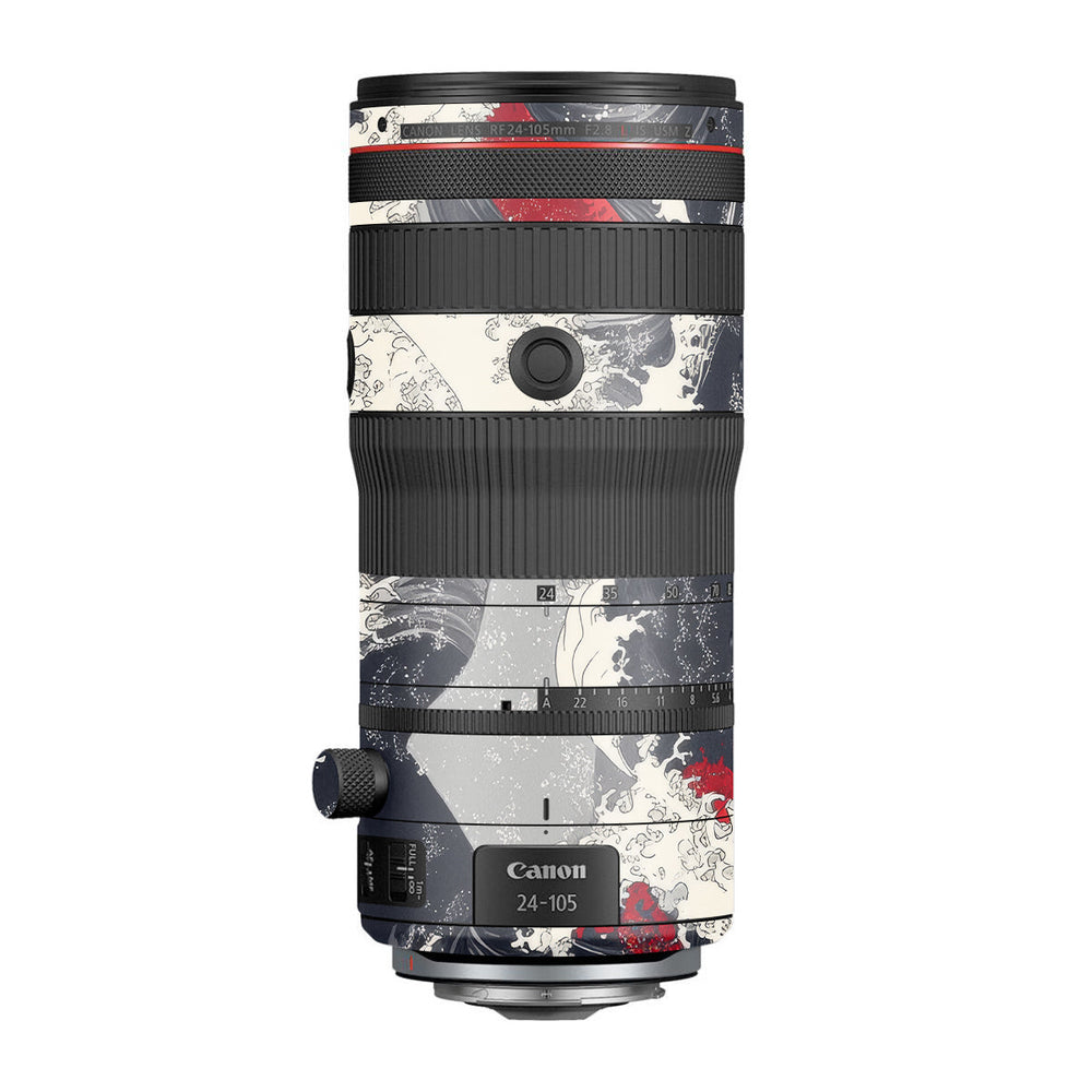 Abstract Waves Canon RF 24-105mm F/2.8 L IS USM Z Camera Lens Skin