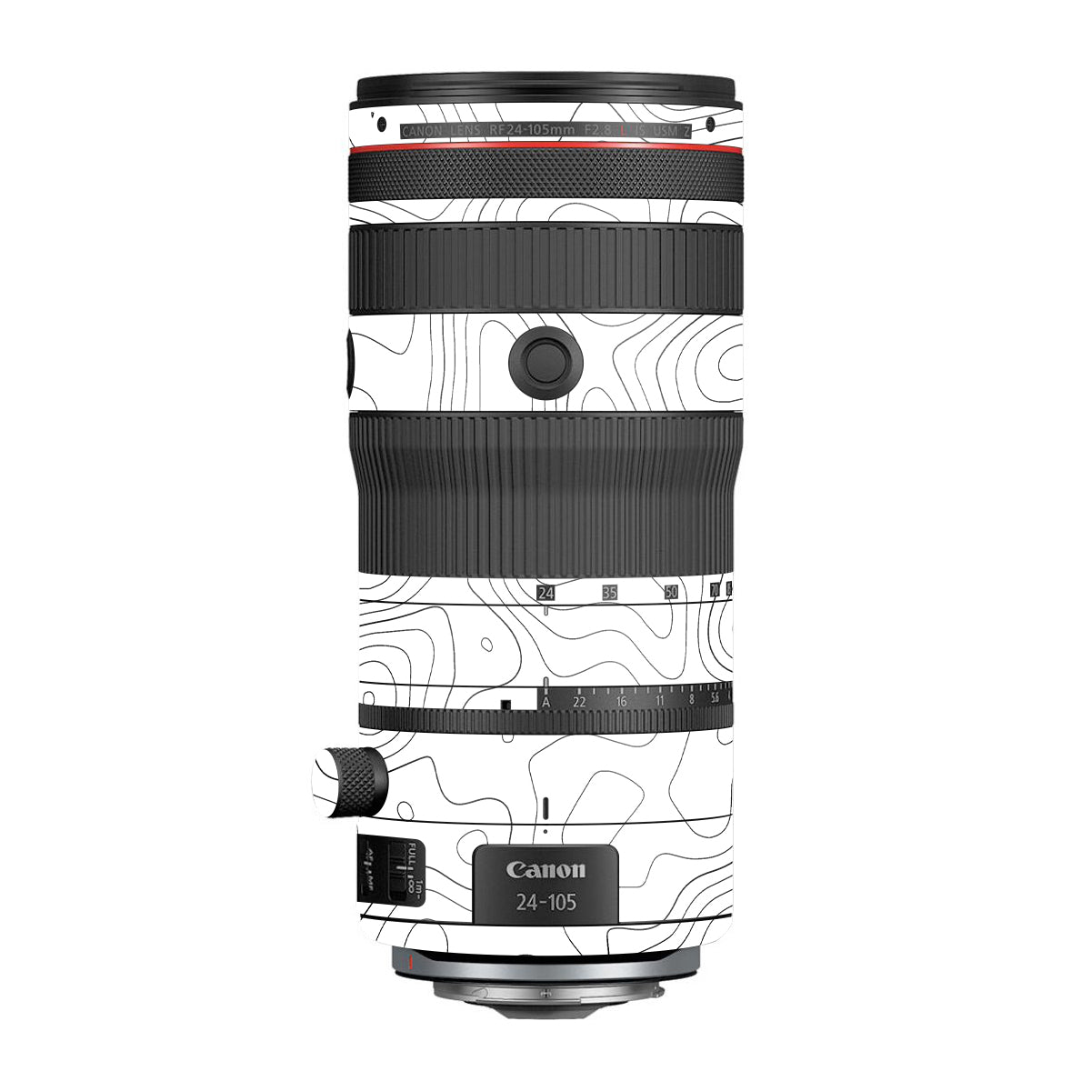 White Contour Design Canon RF 24-105mm F/2.8 L IS USM Z Camera Lens Sk