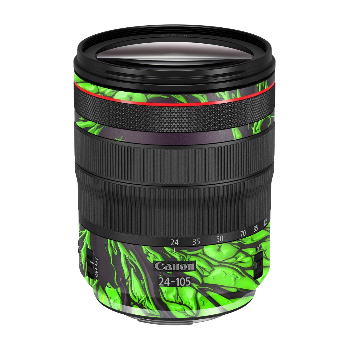 Venom Green Canon RF 24-105mm F/4 Camera Lens Skin