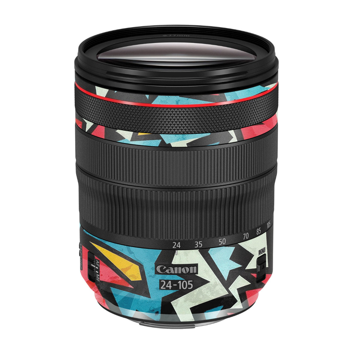 Pop Art Lightning Canon RF 24-105mm F/4 Camera Lens Skin