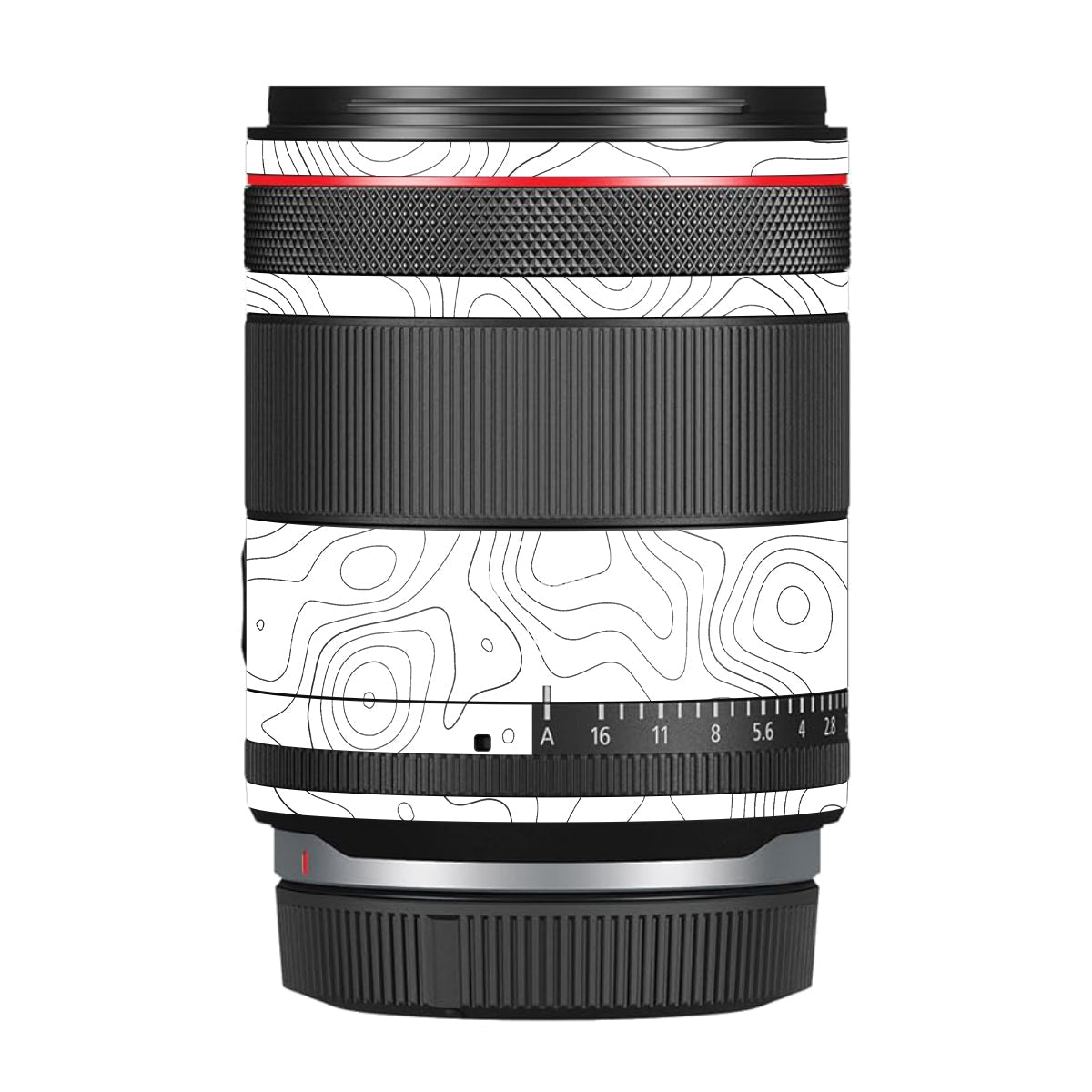 White Contour Design Canon RF 35mm F/1.4 VCM Camera Lens Skin