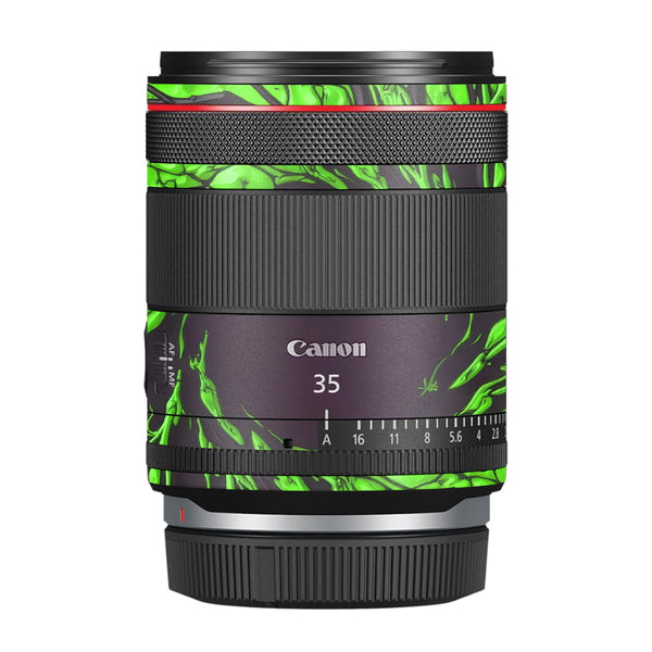 Venom Green Canon RF 35mm F/1.4 VCM Camera Lens Skin