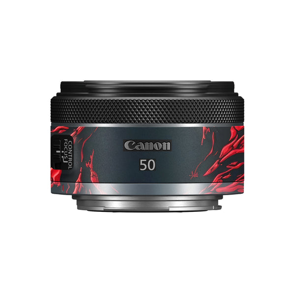 Venom Red Canon RF 50mm F/1.8 STM Camera Lens Skin