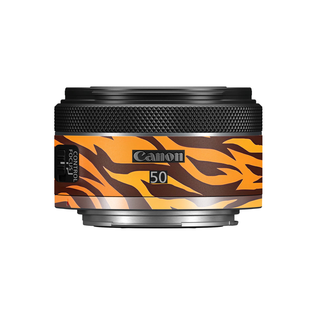 Wild Tiger Stripes Canon RF 50mm F/1.8 STM Camera Lens Skin