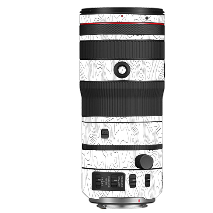 White Contour Design Canon RF 70–200mm f/2.8 L IS USM Camera Lens Skin
