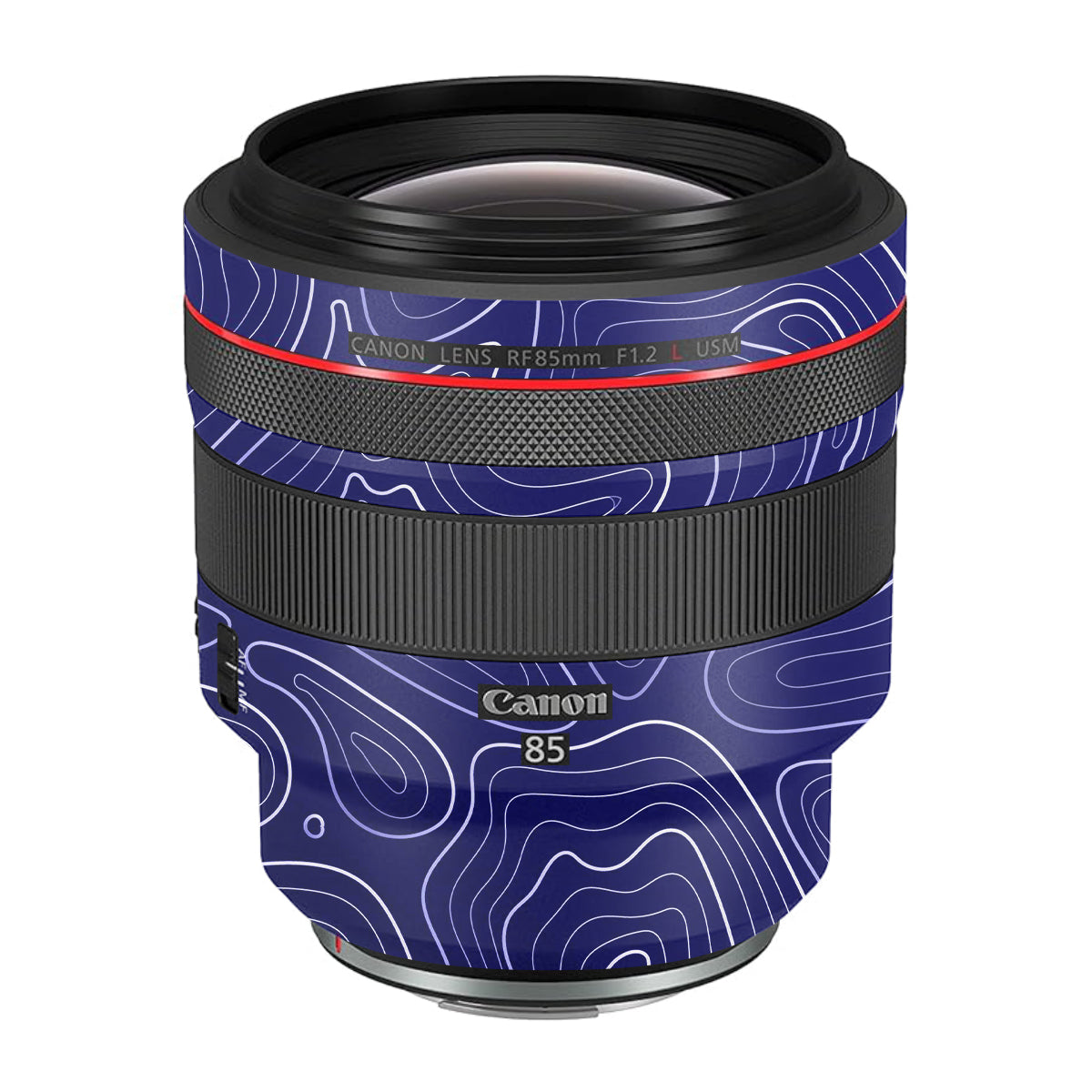 Deep Blue Contour Canon RF 85mm F/1.2L USM Camera Lens Skin