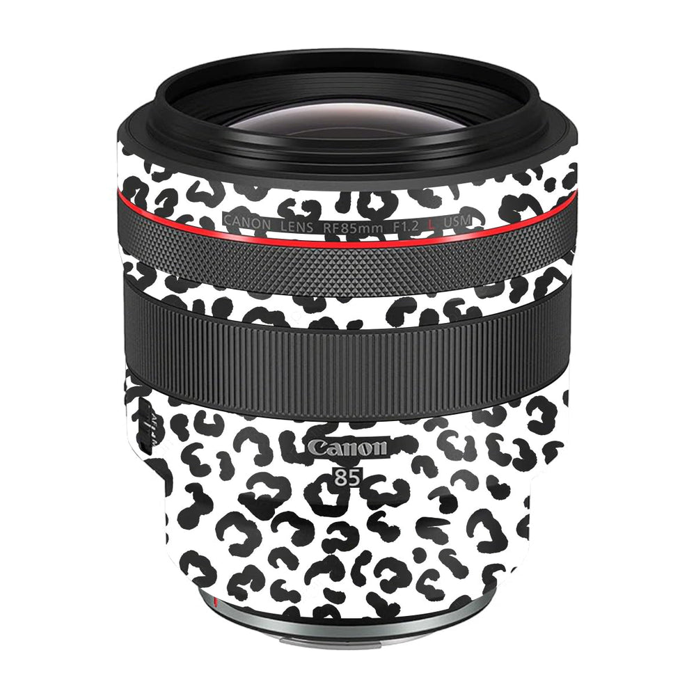 White Leopard Canon RF 85mm F/1.2L USM Camera Lens Skin