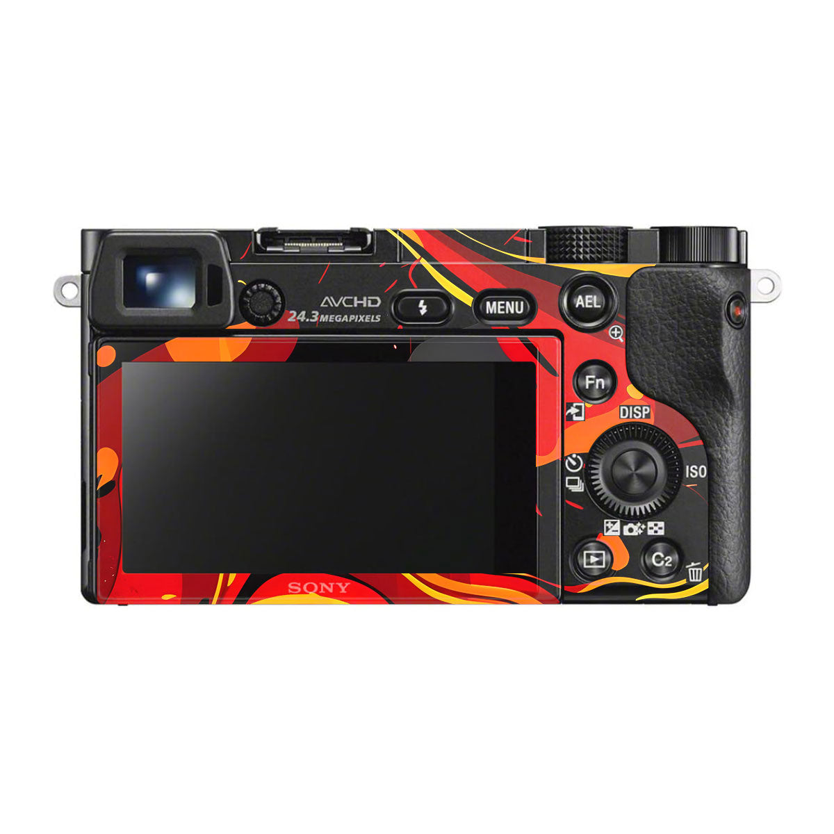 Lava Burst Sony A6300 Camera Skins