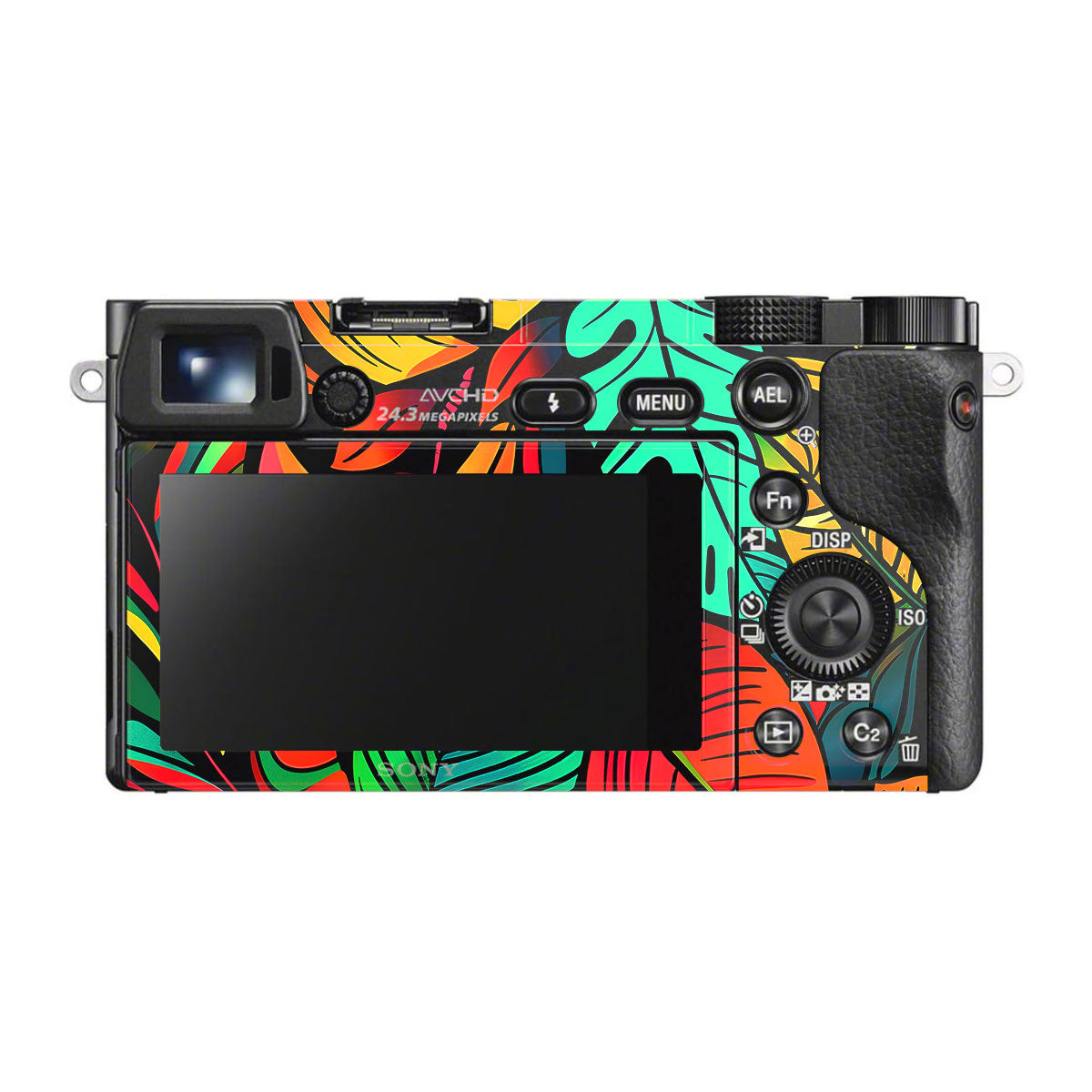 Tropical Jungle Leaves Sony A6300 Camera Skins