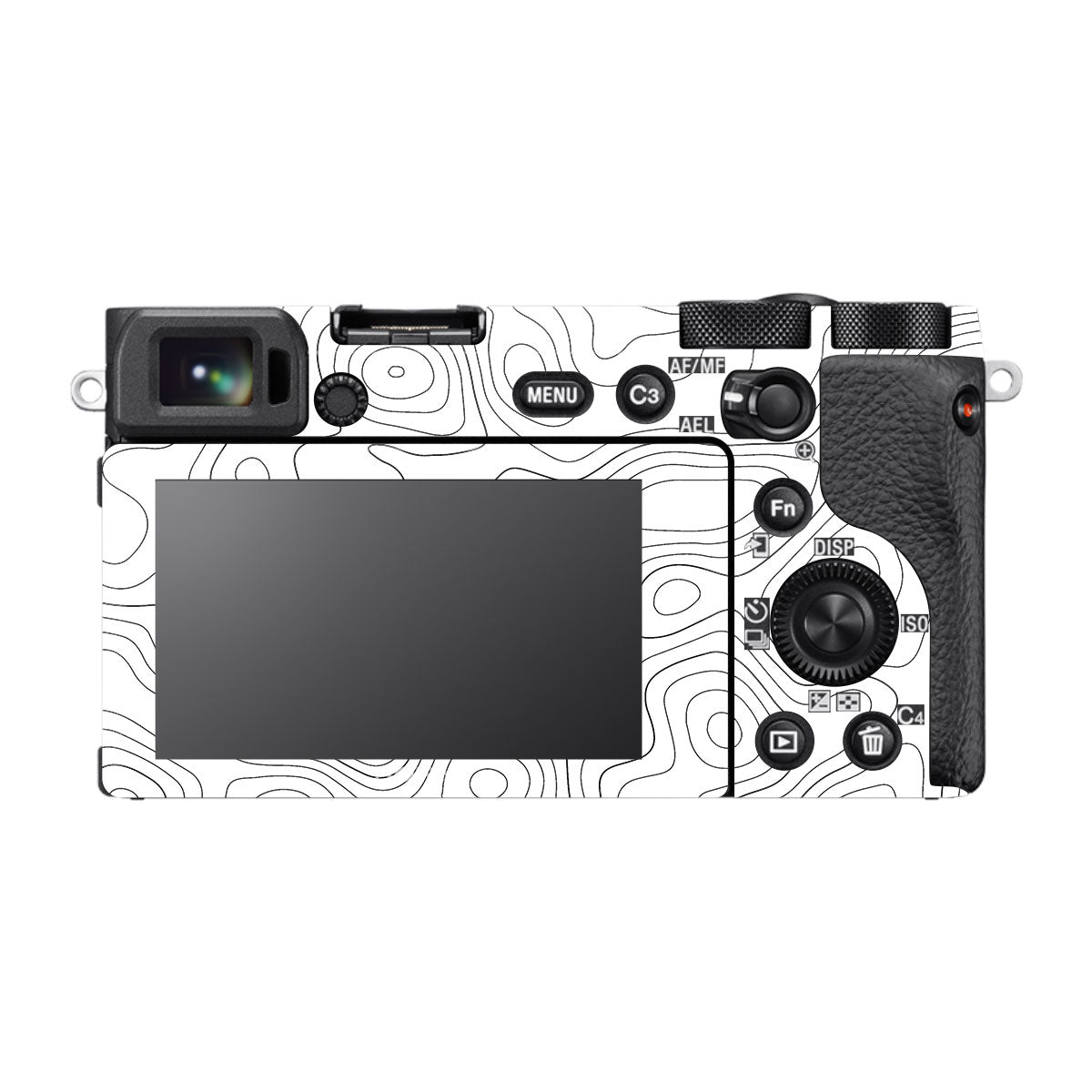 White Contour Design Sony A6600 Camera Skins
