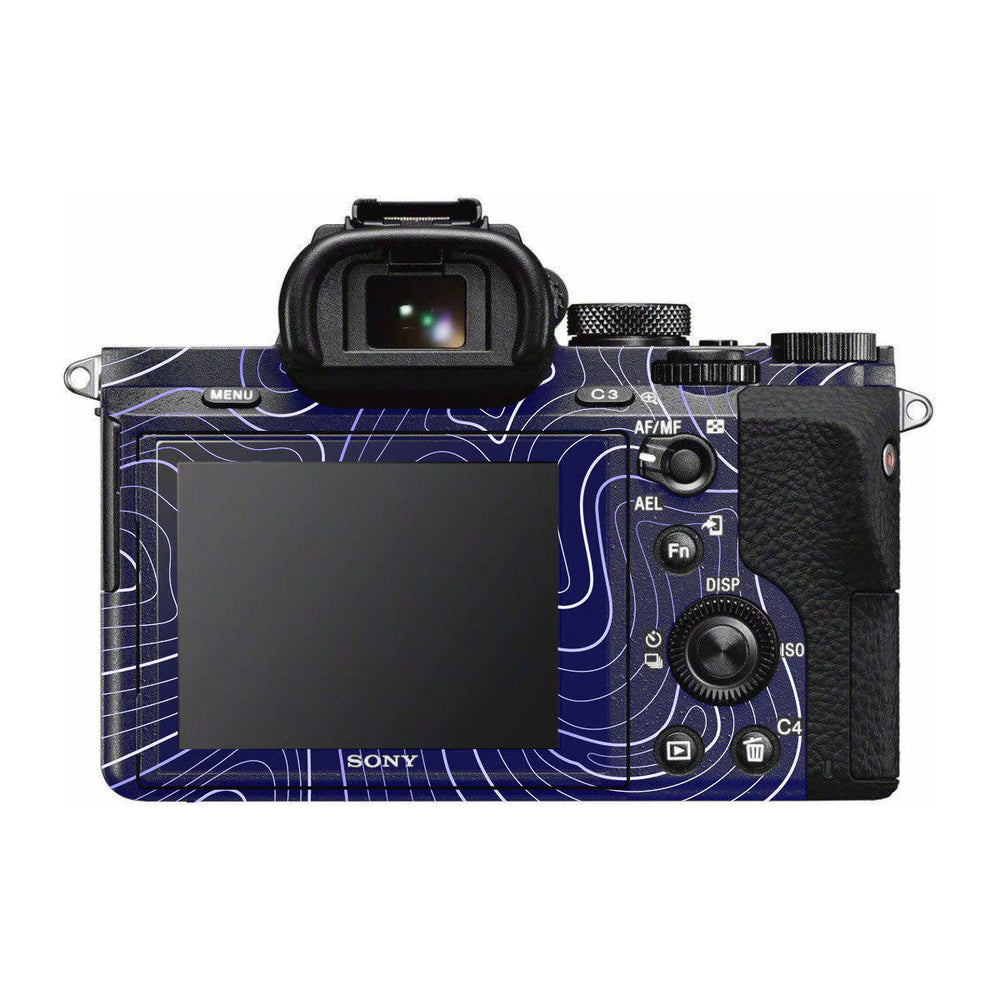 Deep Blue Contour Sony A7S II Camera Skins