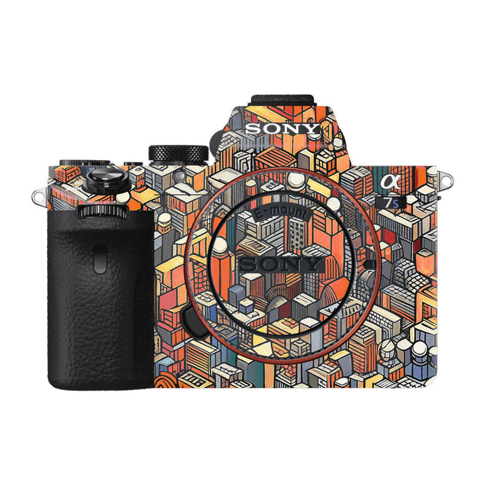Isometric Cityscape Sony A7S II Camera Skins
