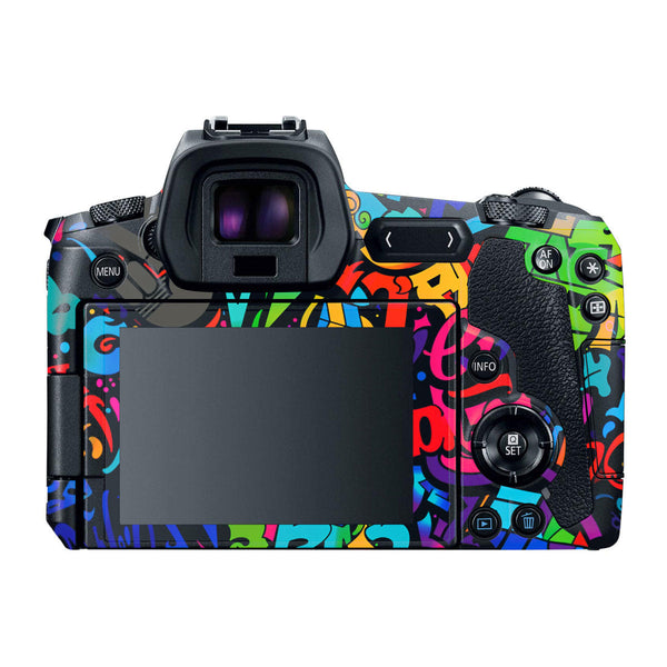 Colorful Urban Street Art Lettering Canon EOS R Camera Skins