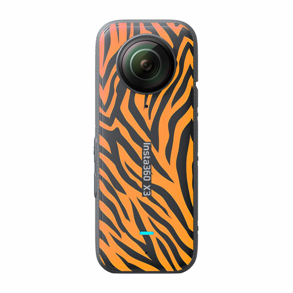 Zebra Gold Pattern Insta360 X3 Camera Skins
