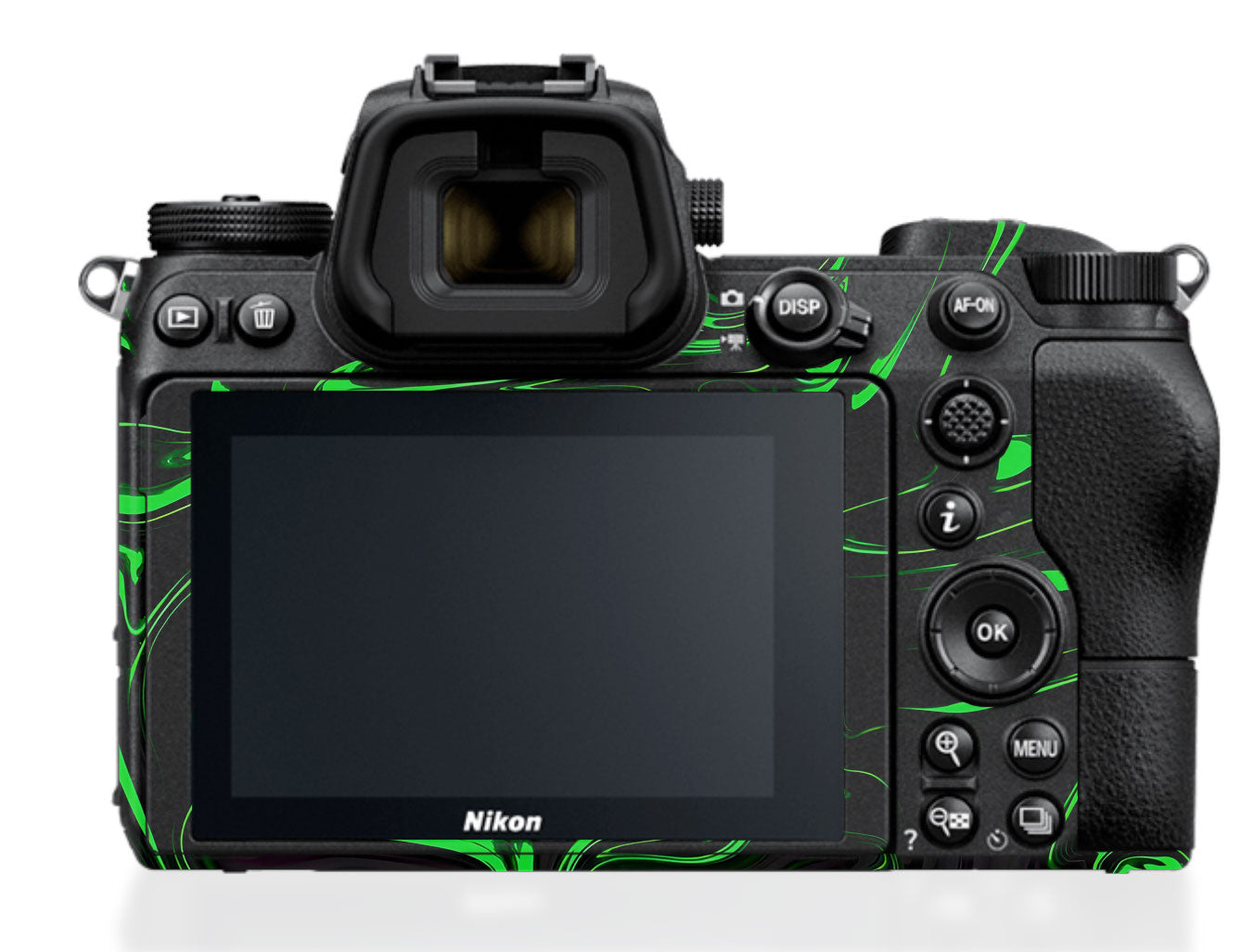 Green Liquid Pattern Nikon Z6 III Camera Skin