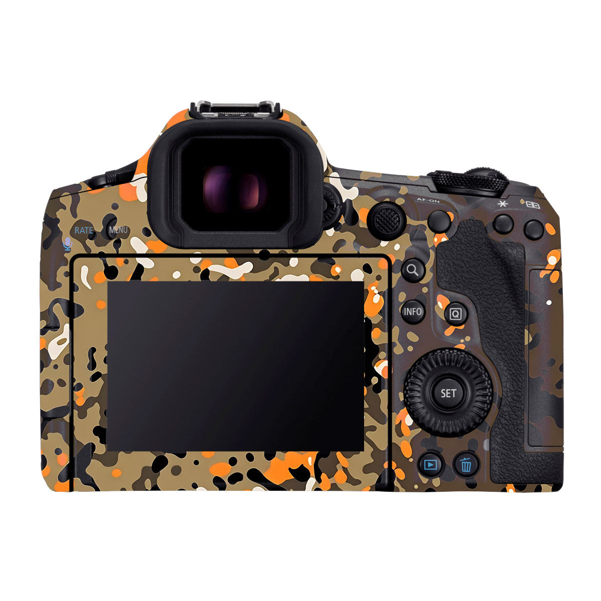 Orange Brown Spot Canon EOS R5 Mark II Camera Skins