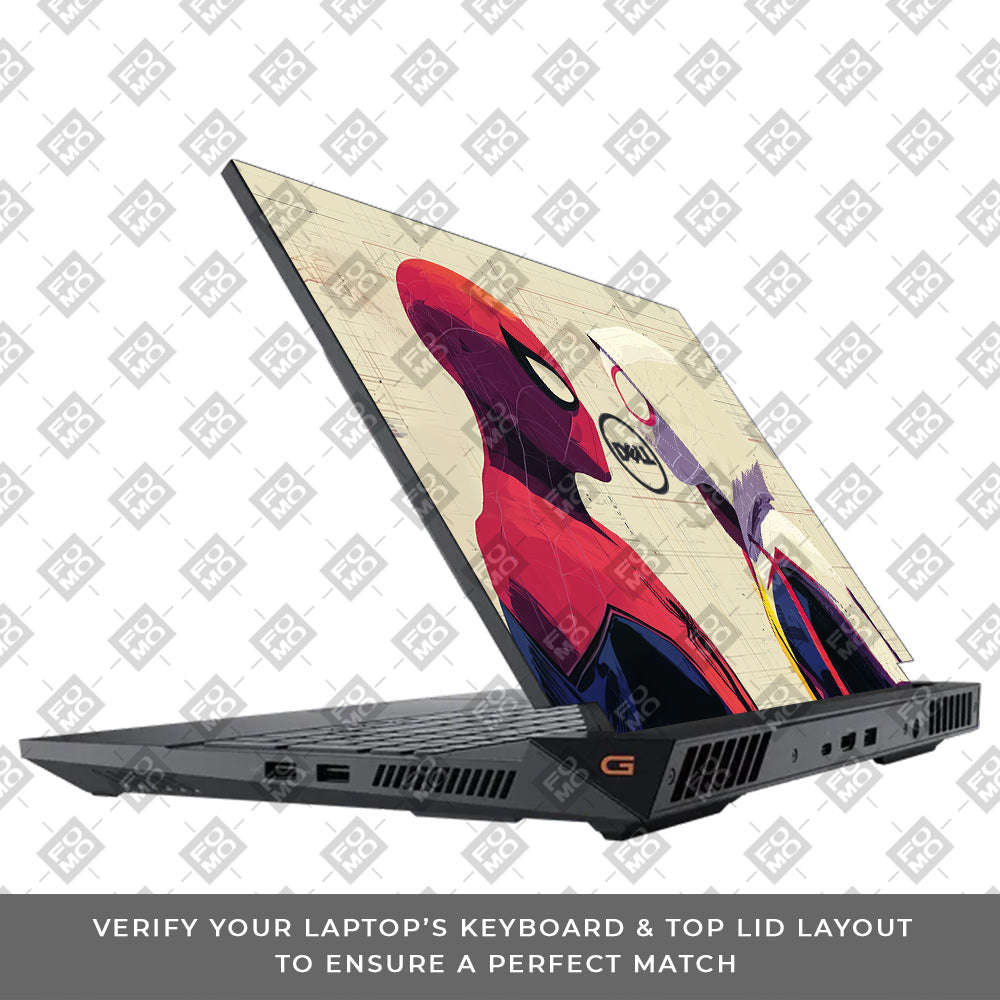 Spider Man X Spider Gwen Dell G15 5520, 5530 Laptop Skin