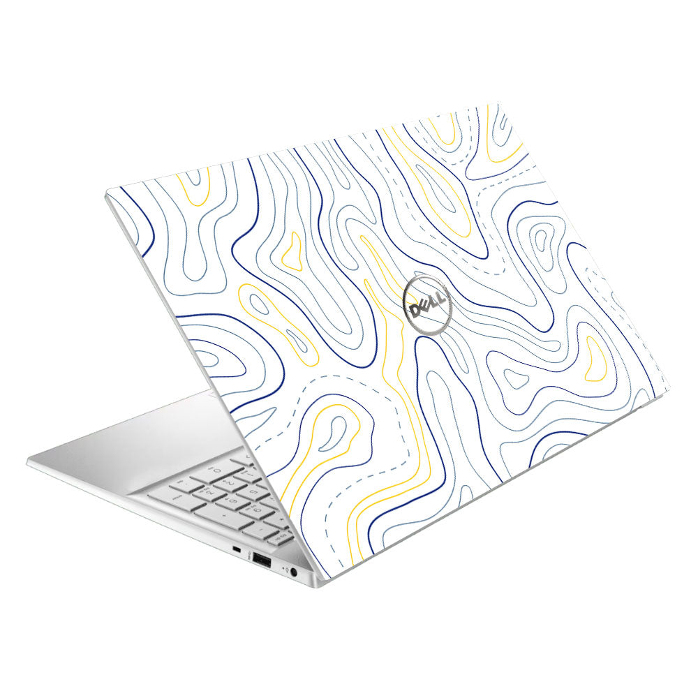 Minimalist Colorful Contours Dell Inspiron 3501 Laptop Skin