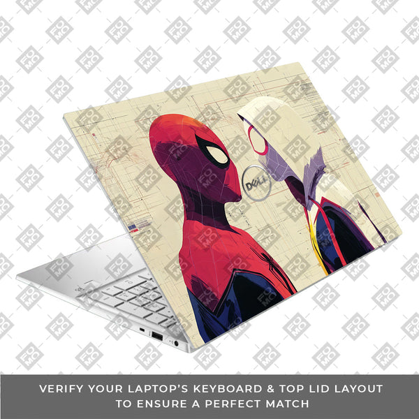 Spider Man X Spider Gwen Dell Inspiron 3501 Laptop Skin