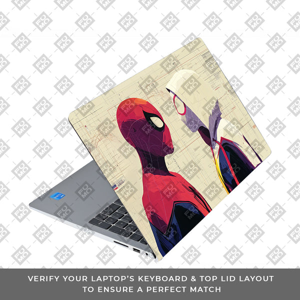 Spider Man X Spider Gwen Dell Inspiron 3520 Laptop Skin