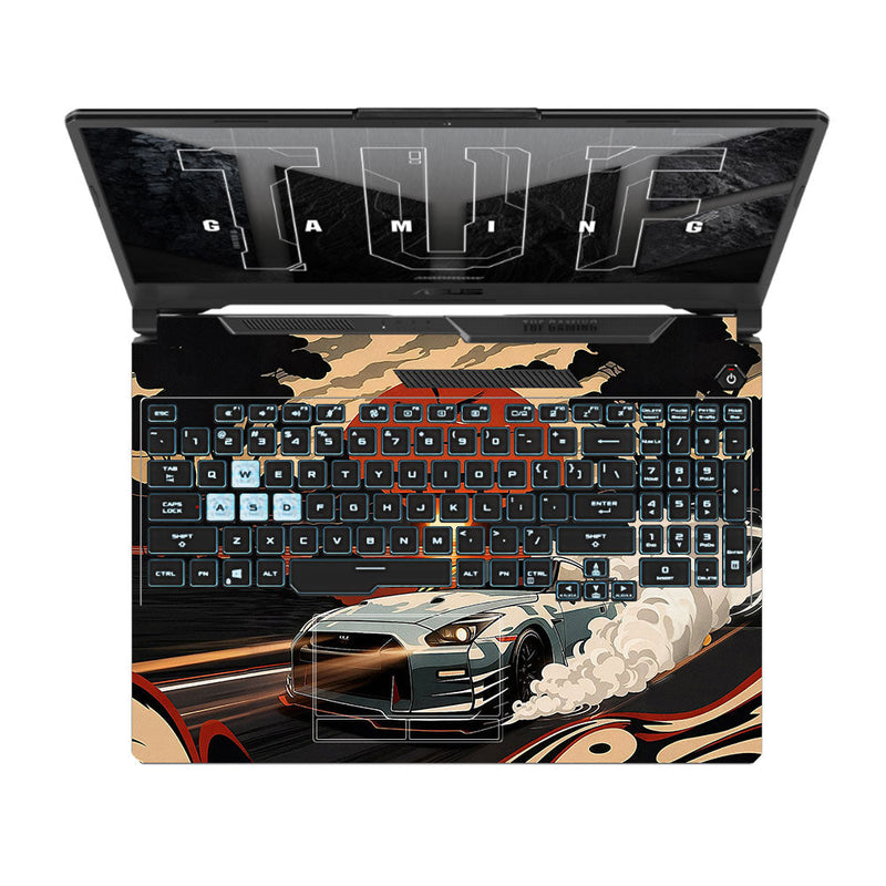 Samurai Rising Sun GTR Asus TUF F15 FX506 & A15 FA506 Laptop Skin