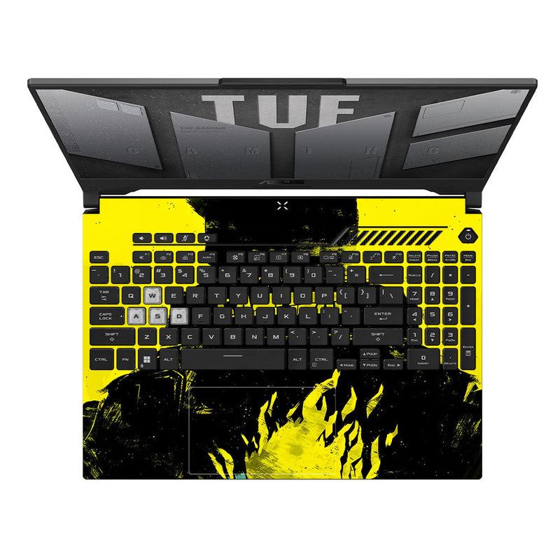 Backlit SAMURAI Jacket Asus TUF F15 FX507 & A15 FA507 Laptop Skin