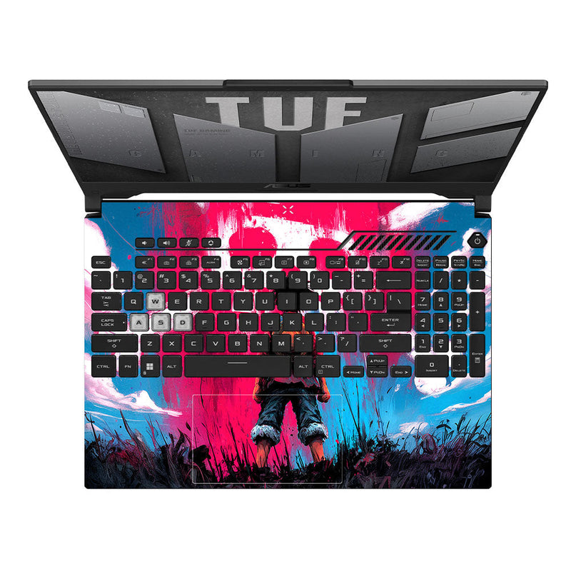 Straw Hat Graffiti One Piece Asus TUF F15 FX507 & A15 FA507 Laptop Ski