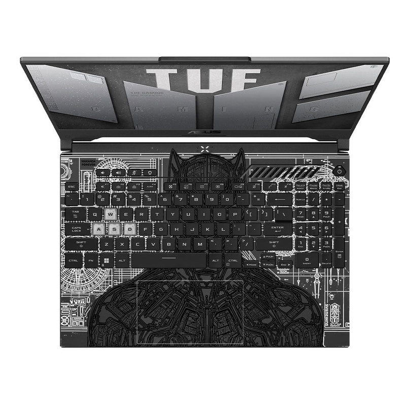 Transparent Black Panther Techshell Asus TUF F15 FX507 & A15 FA507 Lap