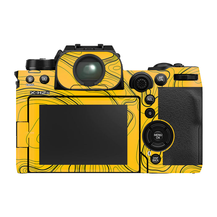 Topographic Map Pattern Fujifilm X-H2S Camera Skin