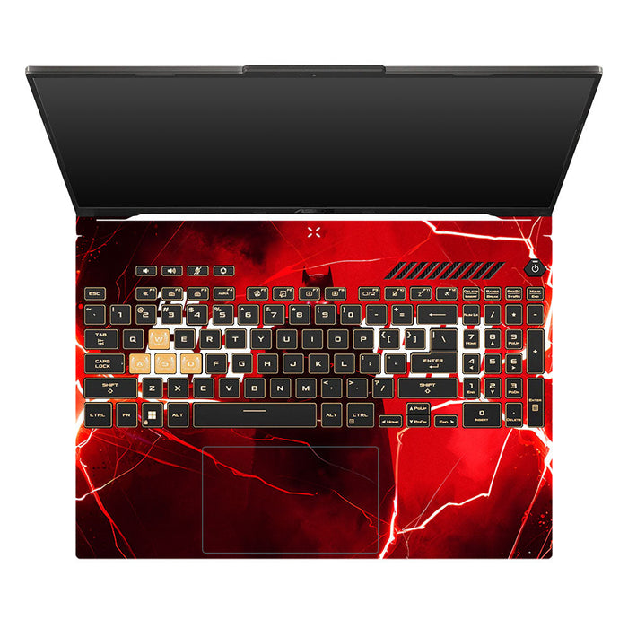 Red Rage Batman Asus TUF Gaming F16 and TUF Gaming A16 Laptop Skin