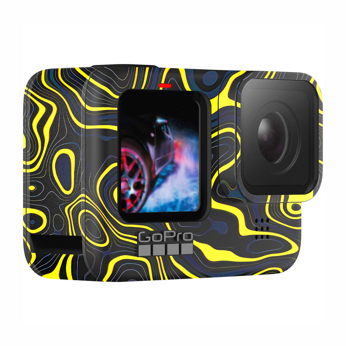 Neon Lava Contours GoPro Hero 9 Camera Skins