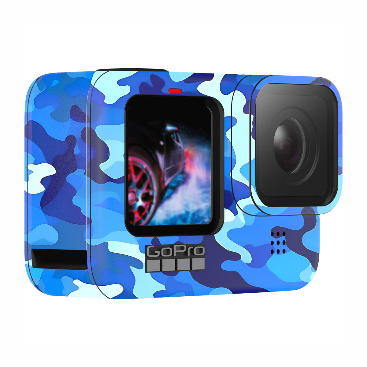 Arctic Blue Camo Pattern GoPro Hero 13 Camera Skin