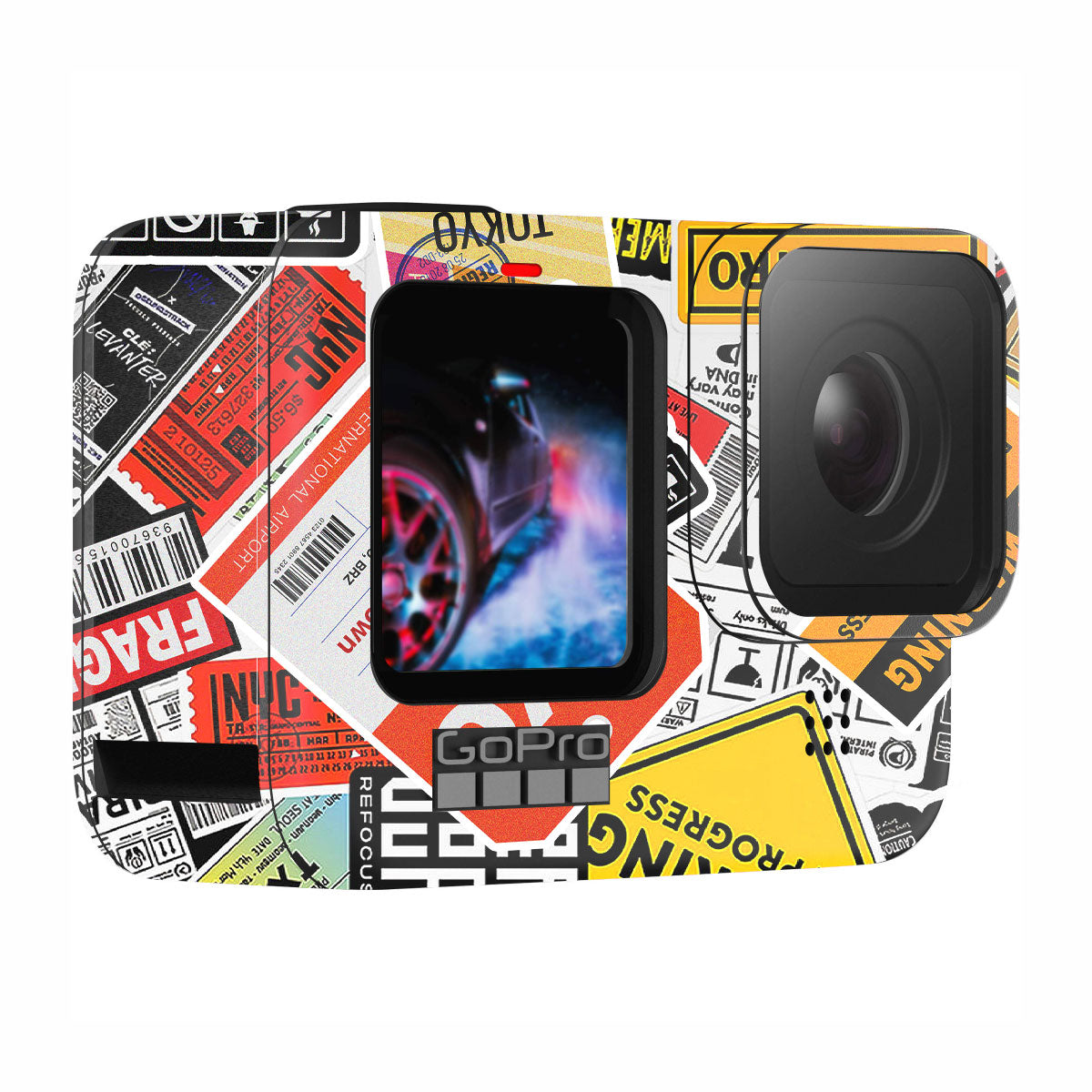 Tech Aesthetic Sticker Collage GoPro Hero 11 Camera Skin