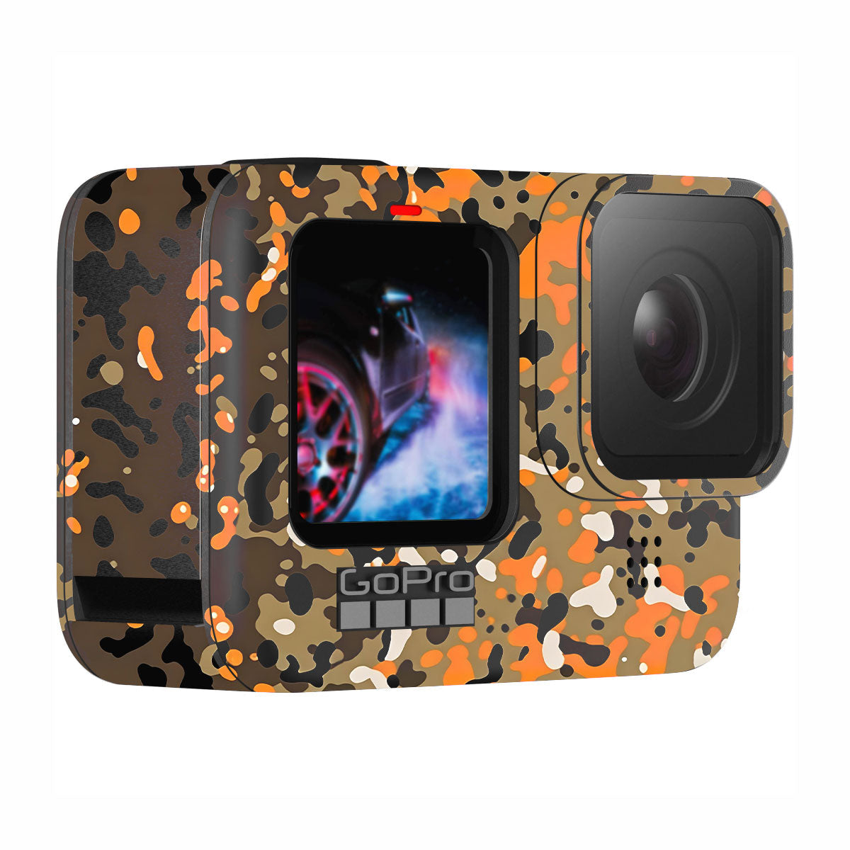 Orange Brown Spot GoPro Hero 9 Camera Skins