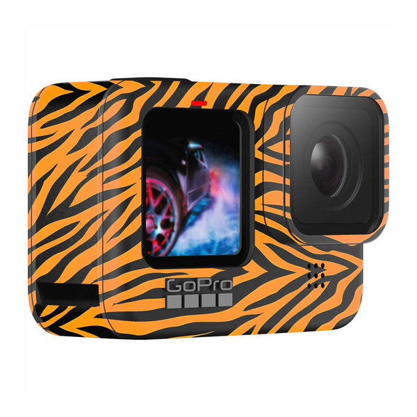 Zebra Gold Pattern GoPro Hero 10 Camera Skin