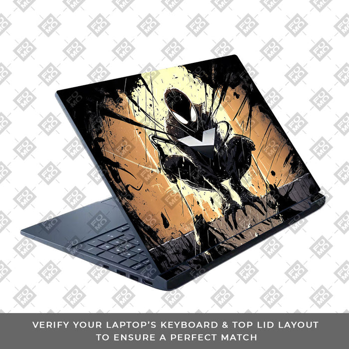 Shadow Spiderman HP Victus Laptop Skin