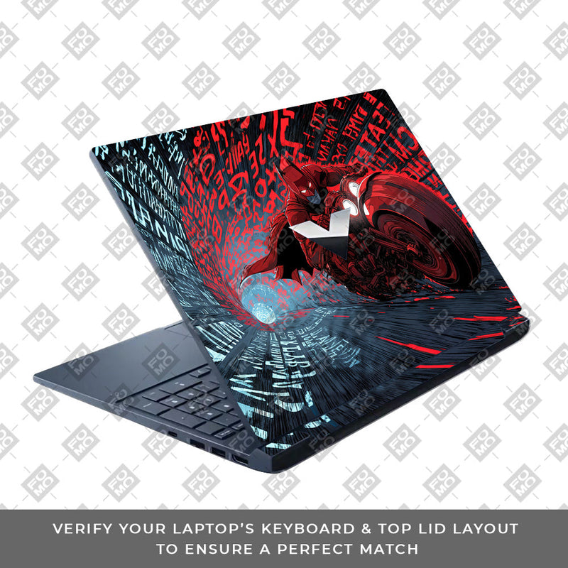 Dark Knight Overdrive HP Victus 3D Laptop Skin
